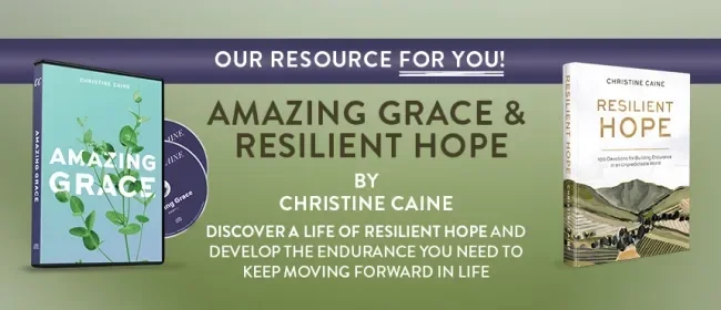 Amazing Grace and Resilient Hope by Christine Caine | Trinity ...